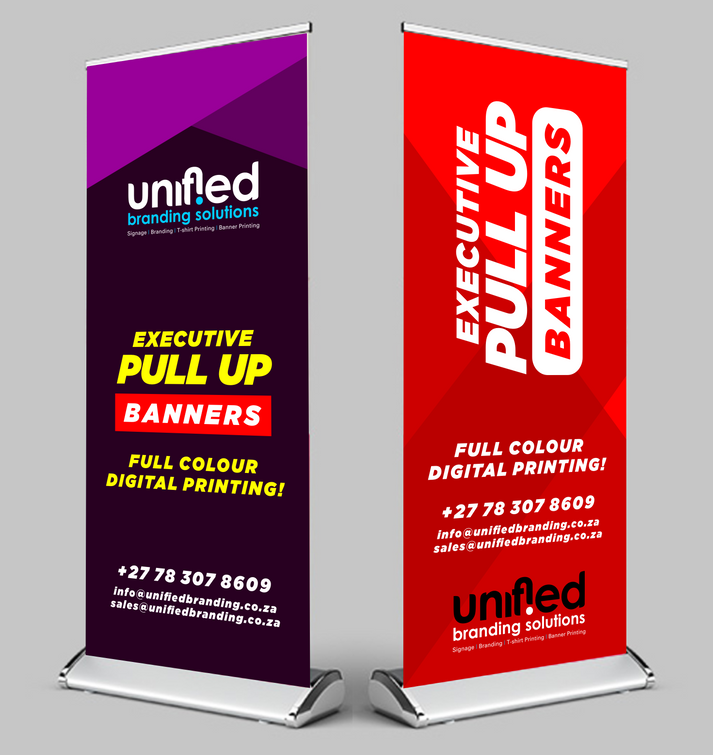 Custom Pull-Up Banners in Sandton – Unified Branding Solutions