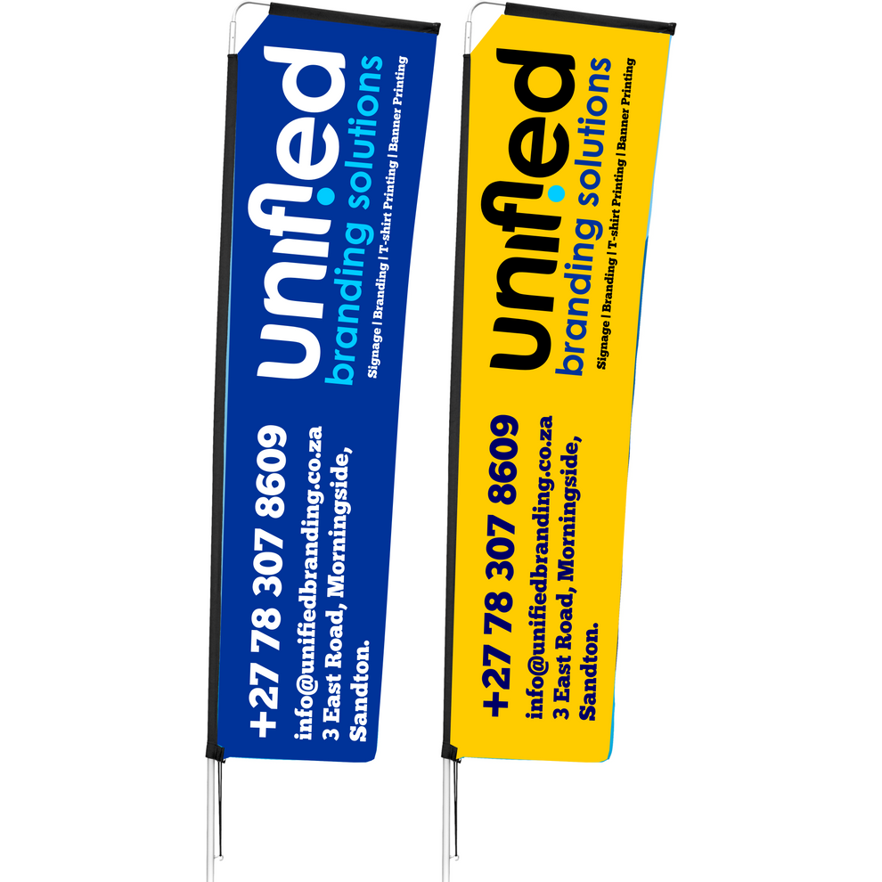 Telescopic Flag Banner – Unified Branding Solutions